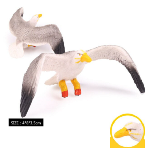 8cm Seagull Bird PVC Toy Wild Animal Figure Doll Kids Gift | eBay