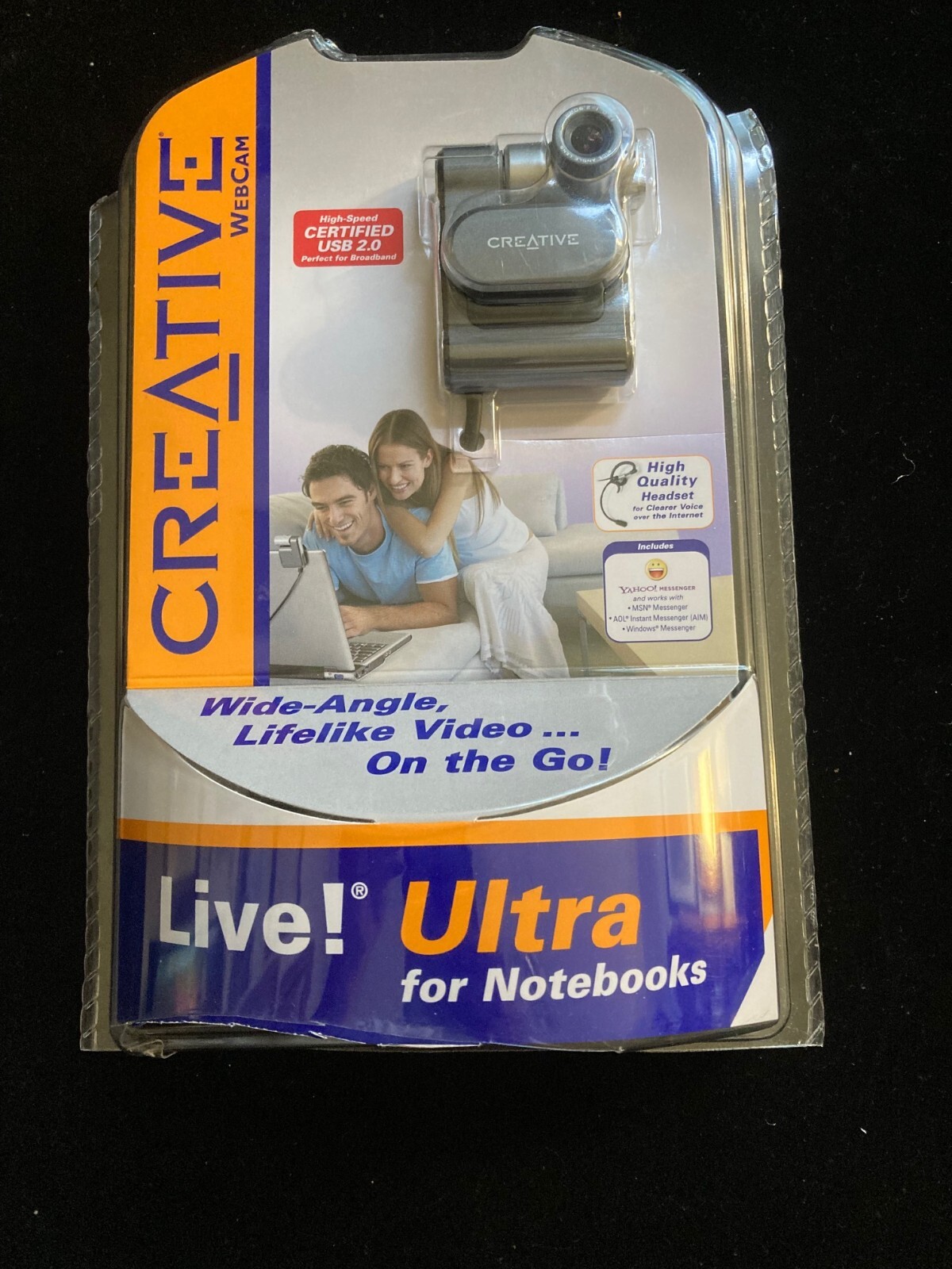 Creative Labs Live! Ultra for Notebooks Cam Video 1.3MP Webcam USB 2.0 ...