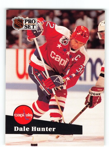 Dale Hunter 1991 Washington Capitals Card | eBay