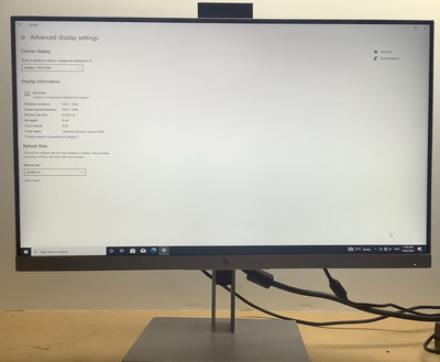HP E243D DOCKING MONITOR WITH BUILT IN WEBCAM 24"FHD USB C, HDMI,DP ...