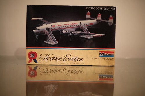 Monogram 6058 Super G Constellation Unbuilt Model Plane Heritage ...