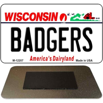 Badgers Wisconsin Magnet Fridge Refrigerator Home Kitchen Decoration | eBay