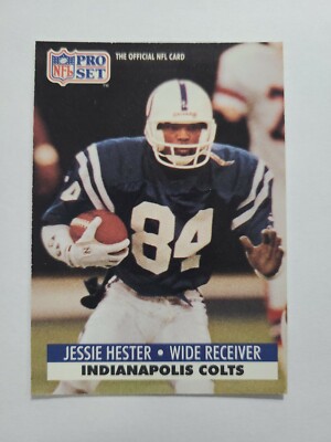 JESSIE HESTER 1991 PRO SET FOOTBALL CARD # 528 E7693 | eBay