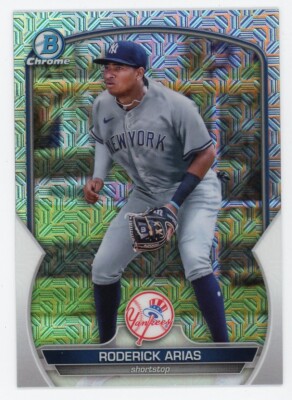 2023 Bowman Chrome RODERICK ARIAS Mega Box Mojo Refractor #BCP-135 NY ...