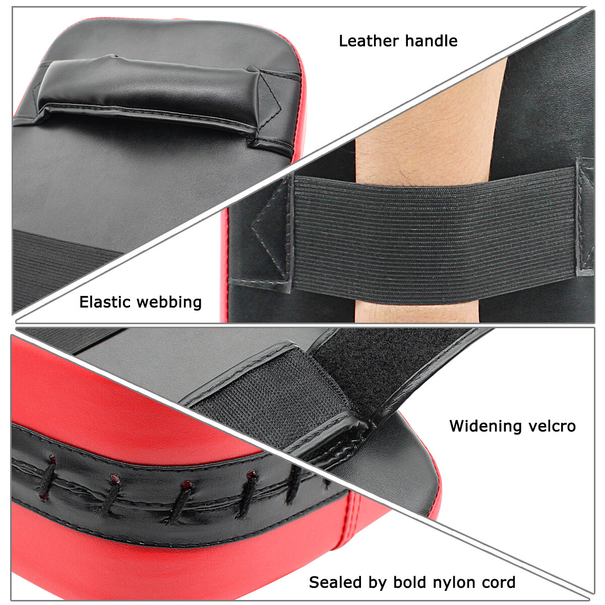2x Muay Thai Pad Kick Shield Boxing Strike | Grelly USA