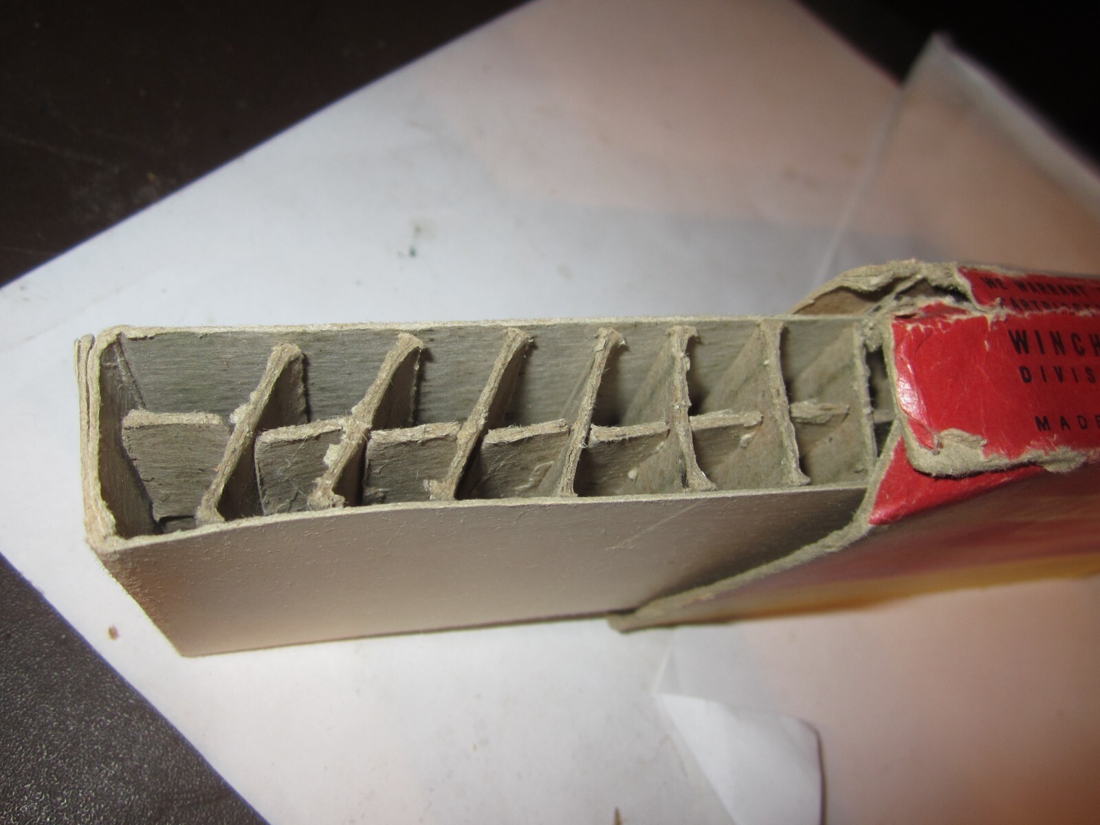 Vintage Winchester Super Speed Ammo Cardboard Box 30 06 springfield w ...