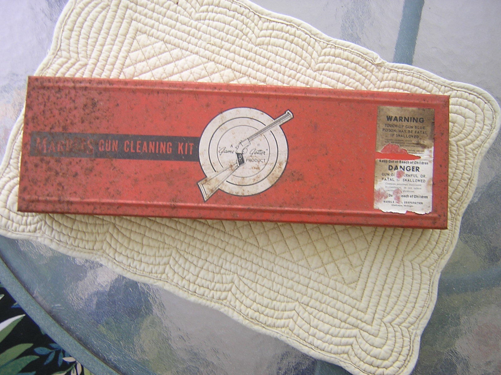 VINTAGE MARBLES GUN CLEANING KIT HUNTING COLLECTIBLES | eBay