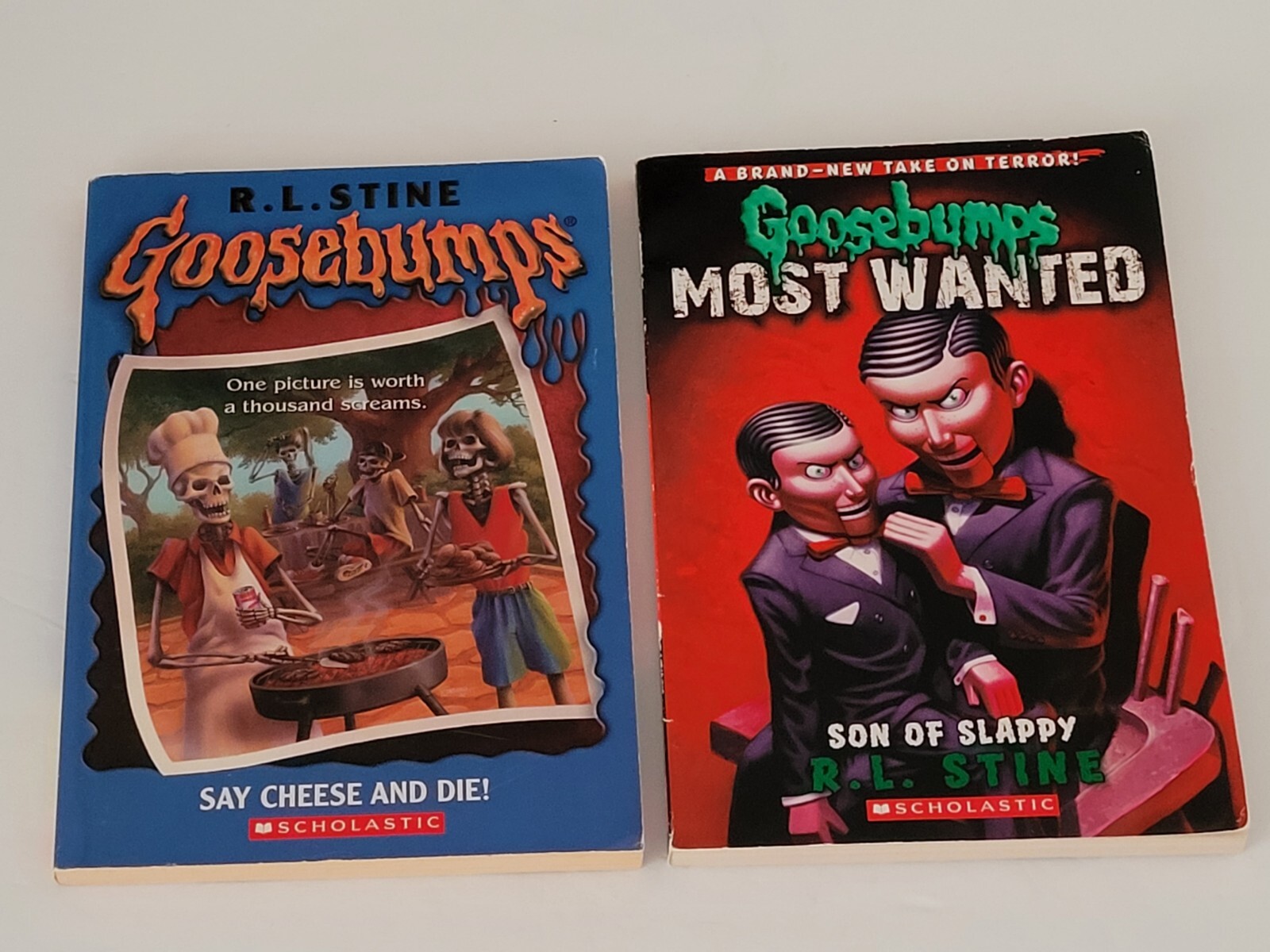 (Lot Of 2) R.L. Stine Vintage GOOSEBUMPS Say Cheese and Die! #4/Son Of ...