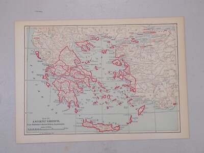 Pre-1900 - Map Ancient Greece