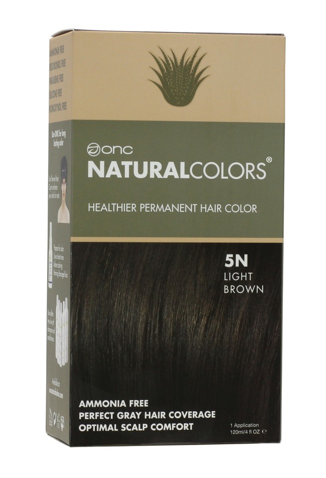 ONC NATURALCOLORS 5N Light Brown Hair Dye Healthier Permanent Hair ...