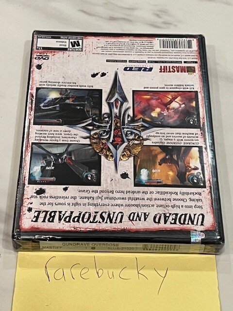 Gungrave: Overdose (PS2) NEW SEALED Y-FOLD W/UPC, FIRST PRINT, MINT! | eBay