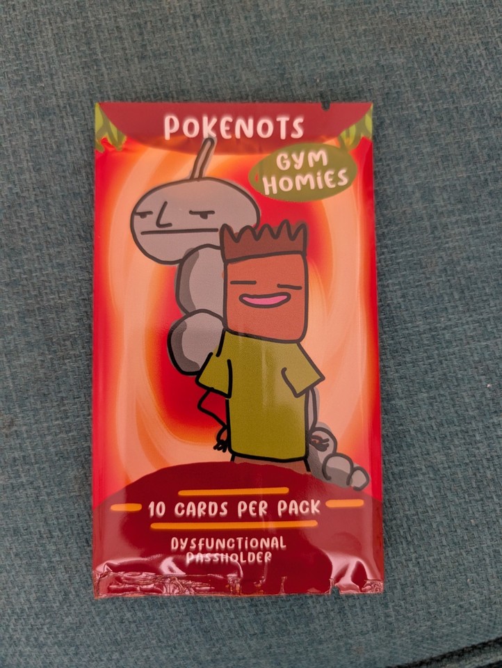 Gym Homies Pokenots x1 Pack DYSFUNCTIONAL PASSHOLDER Pokenot | eBay