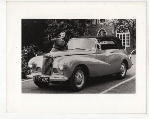 Sunbeam Talbot 90 Motor Car c1950 LHP 820 Press Photo Printed 1980s #2 ...