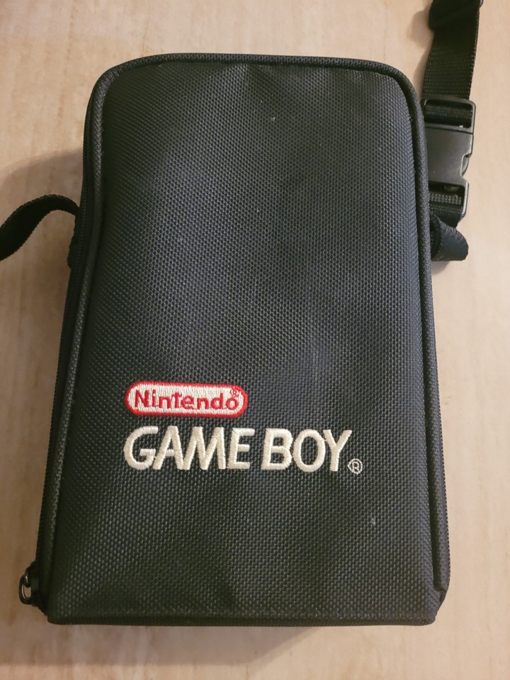 Nintendo Gameboy Carrying Case Travel Bag Black Strap For Console ...