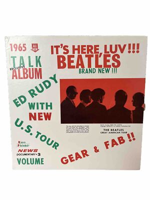 AMERICAN TOUR WITH ED RUDY #3 IT'S HERE LUV!!! BEATLES In Red RAREST ...