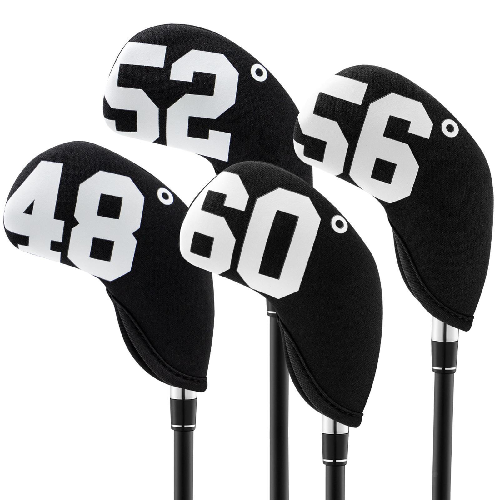 4x Golf Iron Headcover Neoprene Non-slip Wedges Protector Transport ...