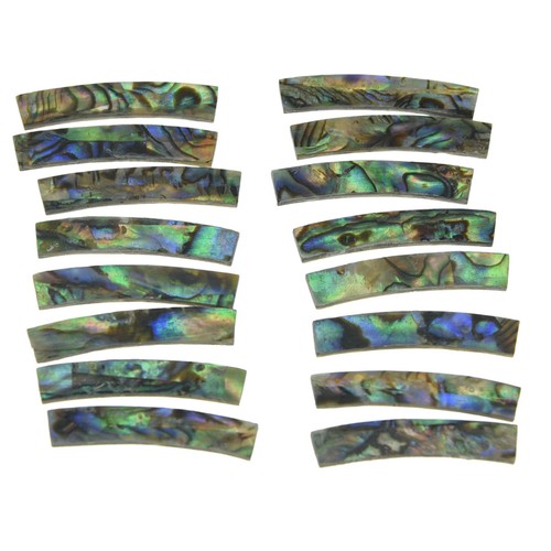 KAISH Guitar Rosette Paua Abalone Shell Curved Sound Hole Inlay Strips ...