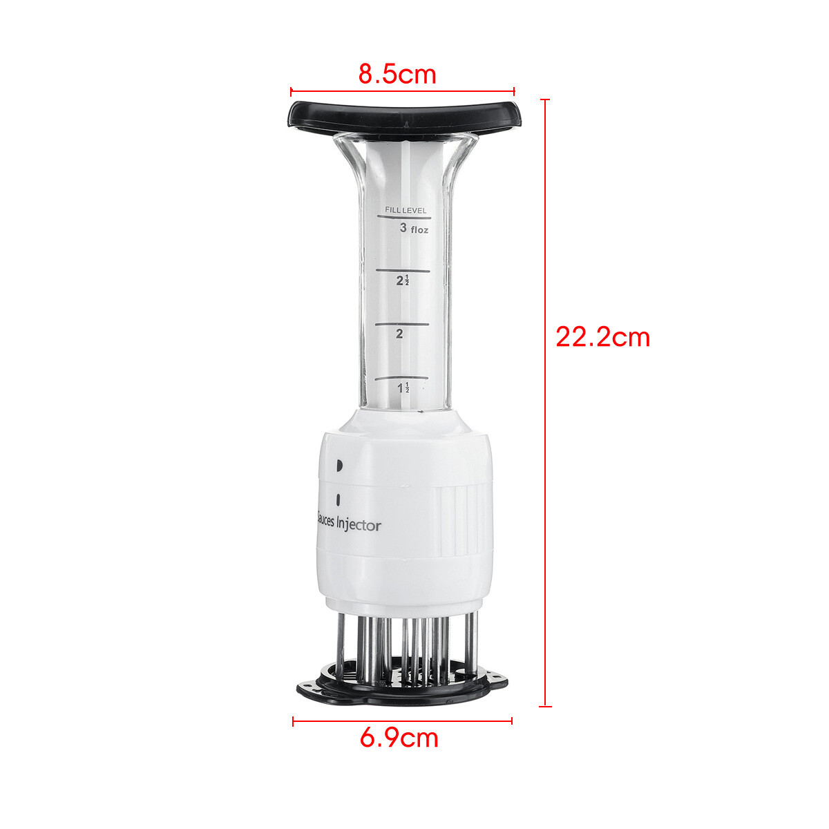 Professional Steak Meat Injector Tenderizer Needle Flavor Marinade ...