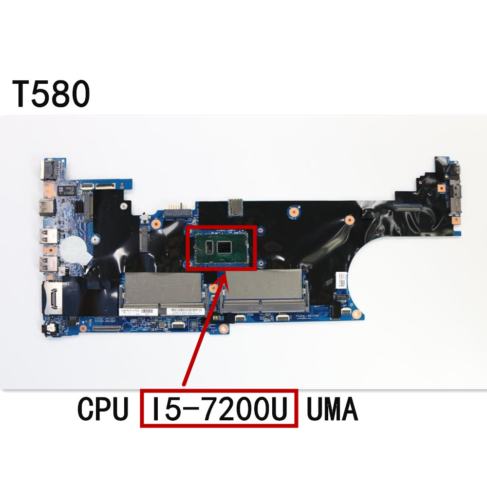 Motherboard For Lenovo ThinkPad T580 Laptop Mainboard I5-7200U UMA ...