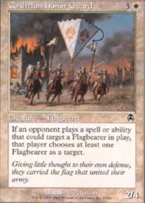 Coalition Honor Guard - Foil Magic mtg Heavy Play, English Apocalypse ...