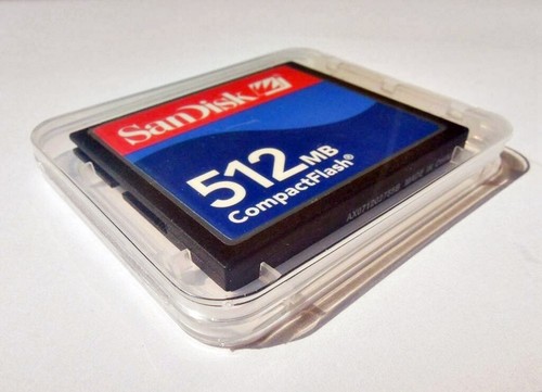 SanDisk 512MB Compact Flash Card CF CompactFlash Memory Card | Type 1 ...