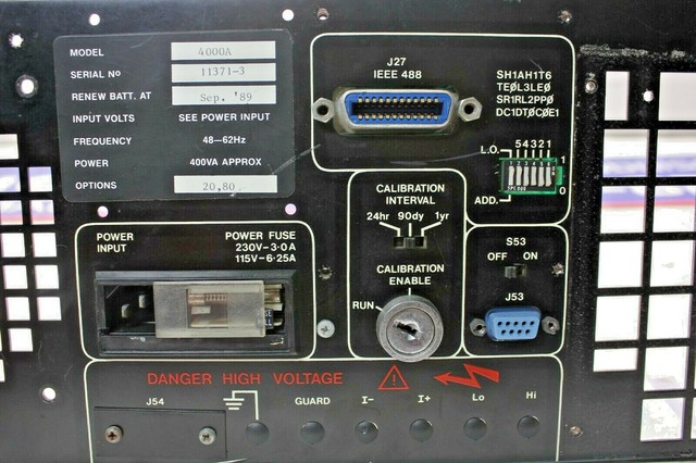 DATRON 4000A DC Calibrator With Option 20 Ohms for sale online | eBay