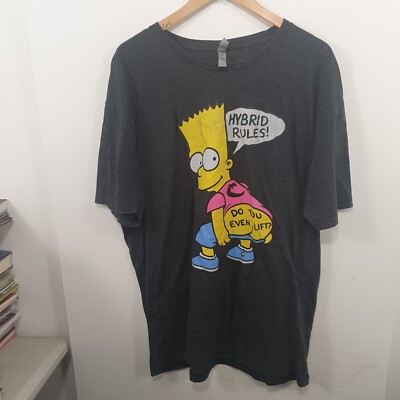 Next Level Apparel Bart Simpson TShirt Sz 2XL | eBay Australia