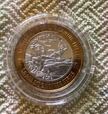 Sierra Sid's Virginia City $10 Gaming Casino Token .999 Fine Silver ...