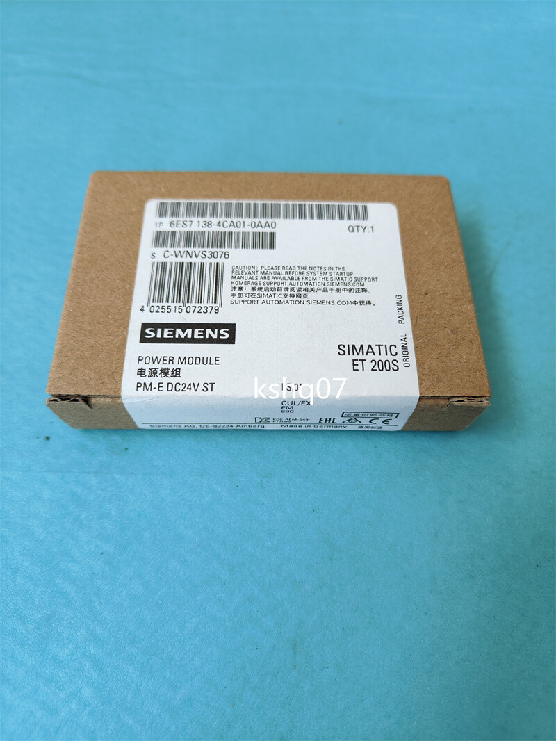 1pc Siemens ET 200S Power module PM-E 6ES7138-4CA01-0AA0 6ES7 138-4CA01 ...