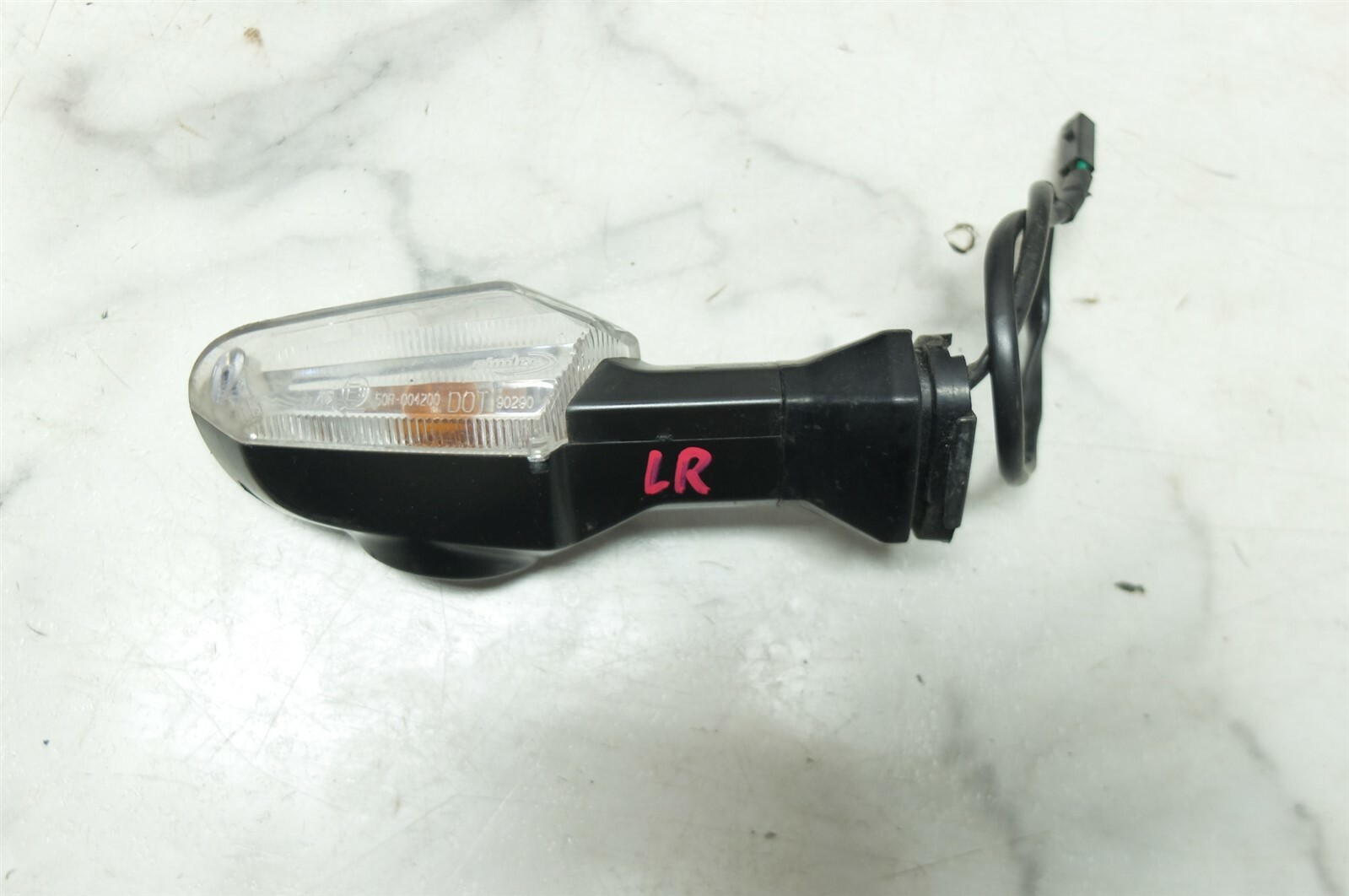 09 Kawasaki ER 6 ER6 N 650 ER650 C left rear back turn signal blinker ...