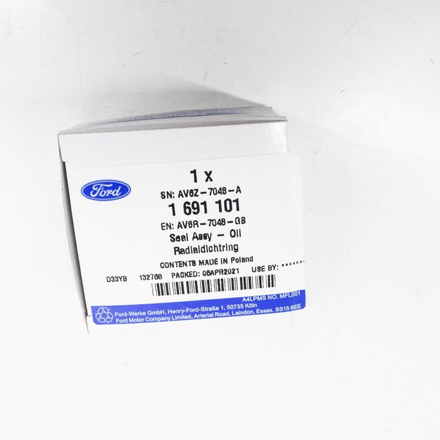 NEU FORD MONDEO MK3 GETRIEBEEINGANGSWELLENDICHTUNG 1691101 AV6R-7048-GB ...