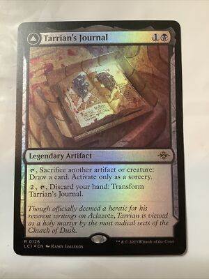 MTG LCI: Tarrian’s Journal The Tomb Of Aclazotz (Artifact) Foil Rare ...