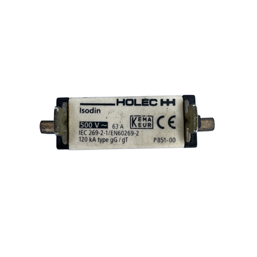Holec Isodin P 851-00 / IEC 269-2-1 Fuse 63A 500V - USED | eBay.de