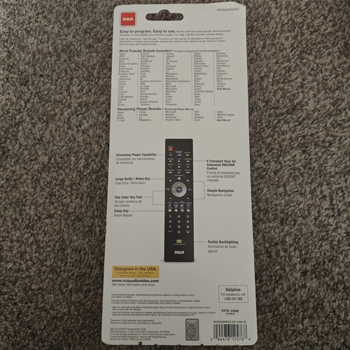 Brand New - Universal Remote RCA RCR003RWDZ Streaming Media 3 Device | eBay
