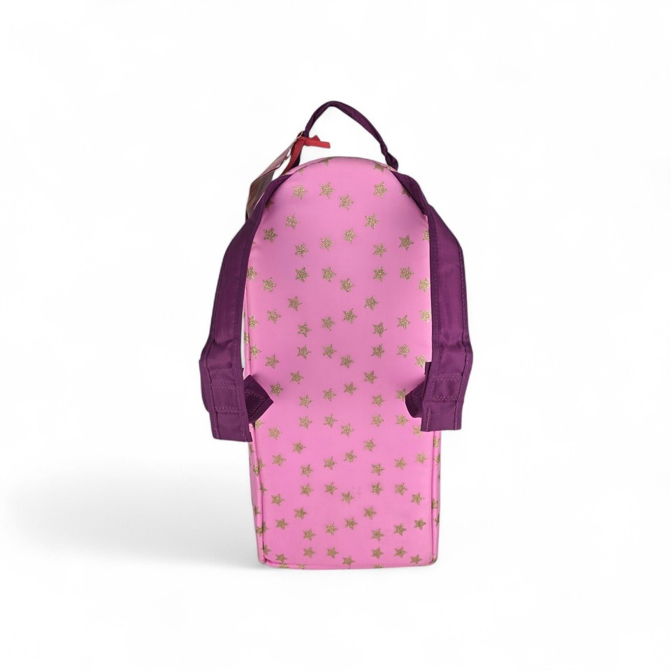 Our Generation Going My Way Doll Carrier Backpack Pink Gold Stars ...