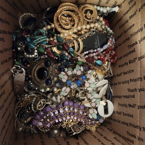 5+ LBS VINTAGE TO NOW CRAFT JUNK SCRAP Jewelry Lot Harvest Repurpose ...