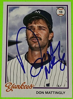 Don Mattingly New York Yankees Signed 2022 Topps Autographed Card #144 ...