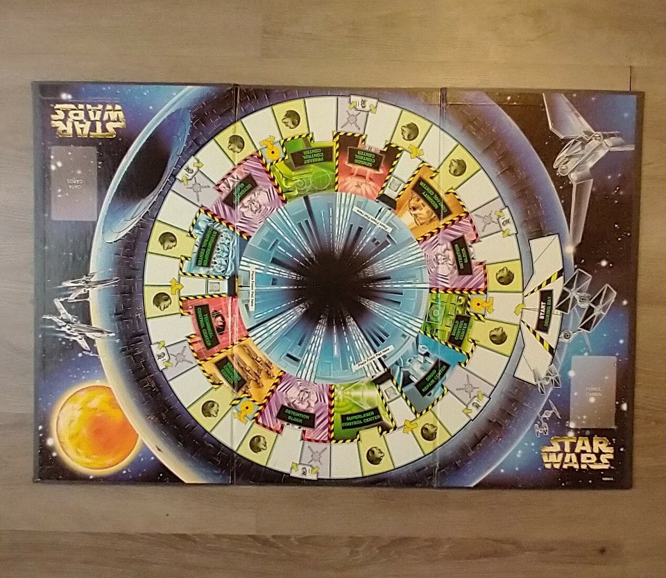 Vintage 1996 Star Wars The Interactive VHS Video Board Game Parker Bros ...