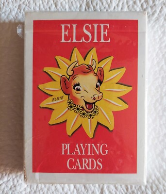 Vintage BORDEN ELSIE THE COW Playing Cards ~ Advertising 1993 | eBay