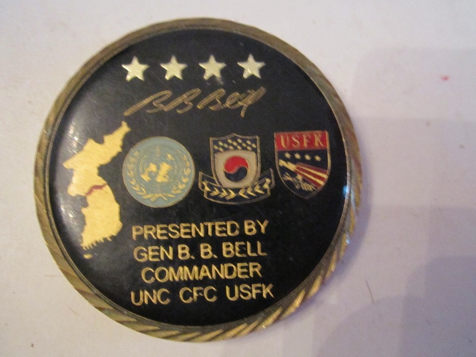 VINTAGE GENERAL B.B. BELL CHALLENGE COIN - "WE GO TOGETHER" - SCCC | eBay