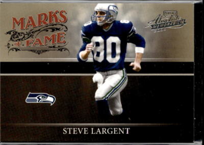 2006 Playoff Absolute Memorabilia #MF-9 Steve Largent Marks of Fame ...