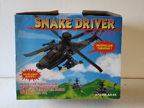 Vintage Snake Driver Apache AH-64 Helicopter Quartz Alarm Clock | eBay