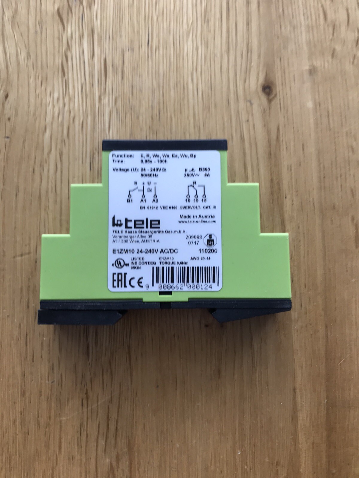 Tele Timer Relay 24 - 240v Part No. E1ZM10 for sale online | eBay