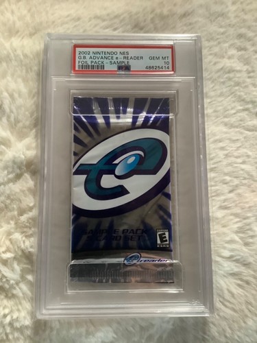 Pokémon Booster NINTENDO E-READER SAMPLE PACK! Pokemon eReader PSA 10 ...