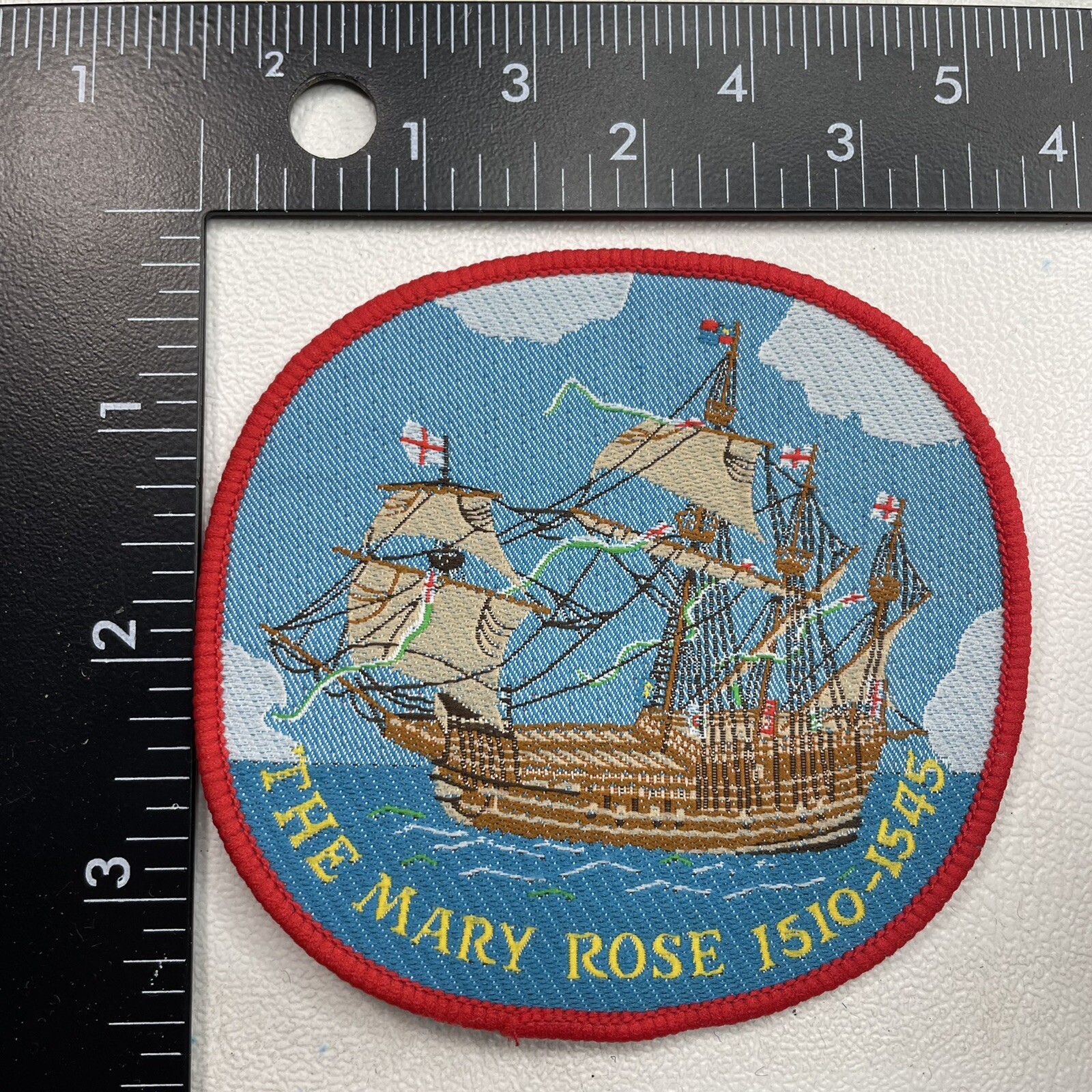 War Ship Of English Tudor Army THE MARY ROSE 1510-1545 Patch C27T | eBay