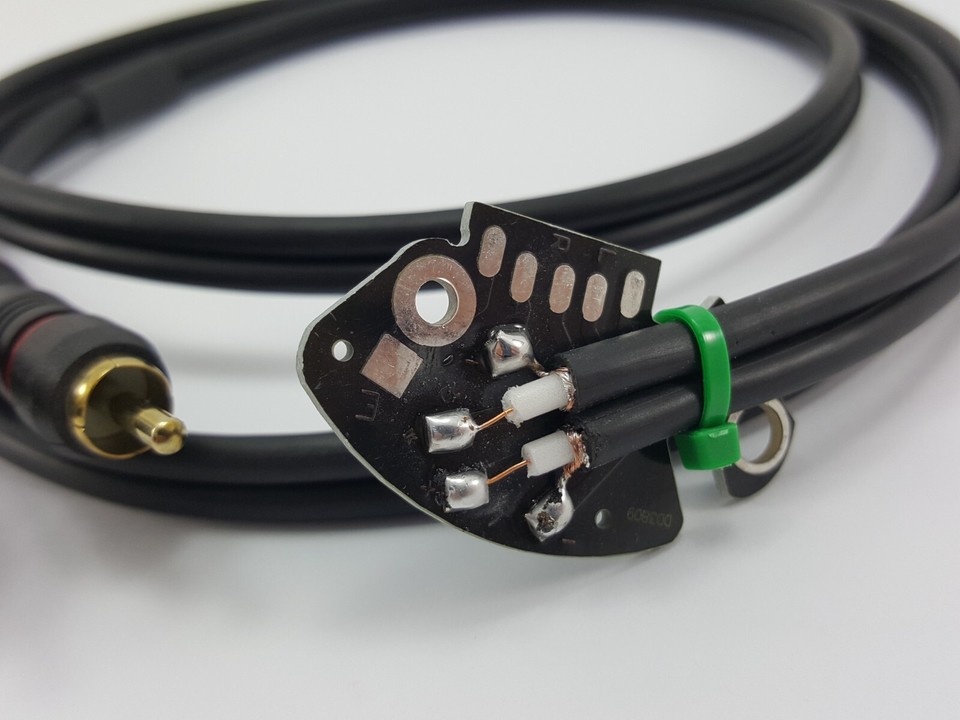 Technics Sl 1200 1210 MK2 MK3 MK3D MK5 Cable Rca Shielded 145 CM, 57 IN ...