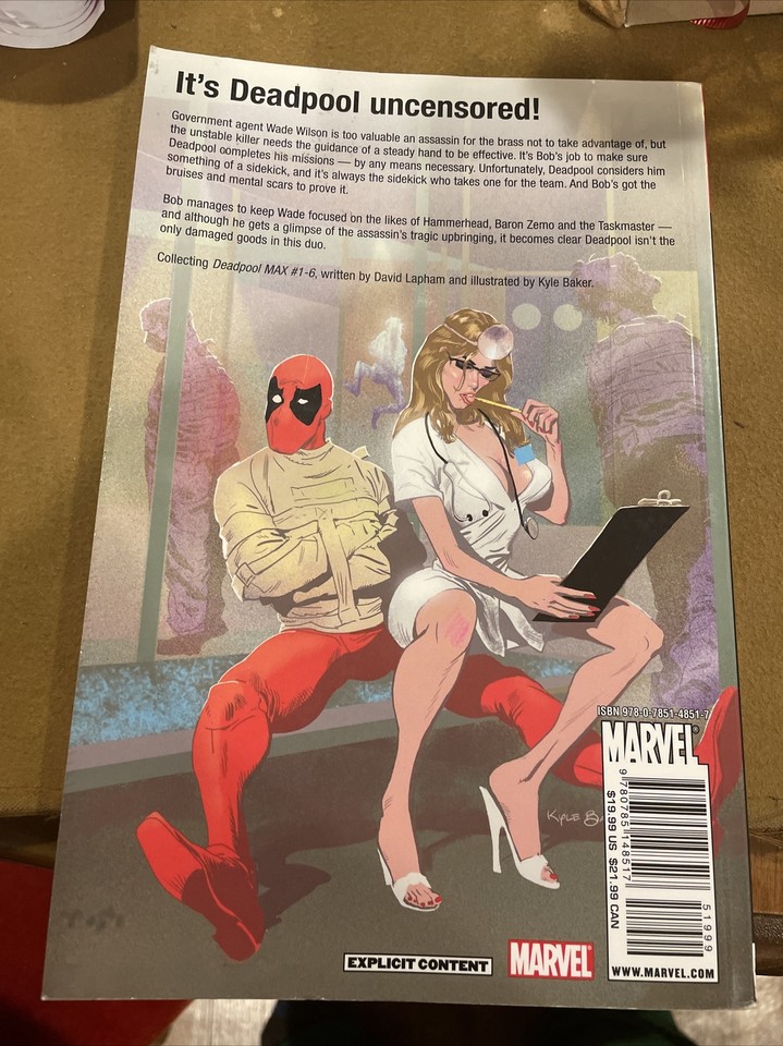 Deadpool Max : Nutjob by David Lapham (2011, Trade Paperback) | eBay