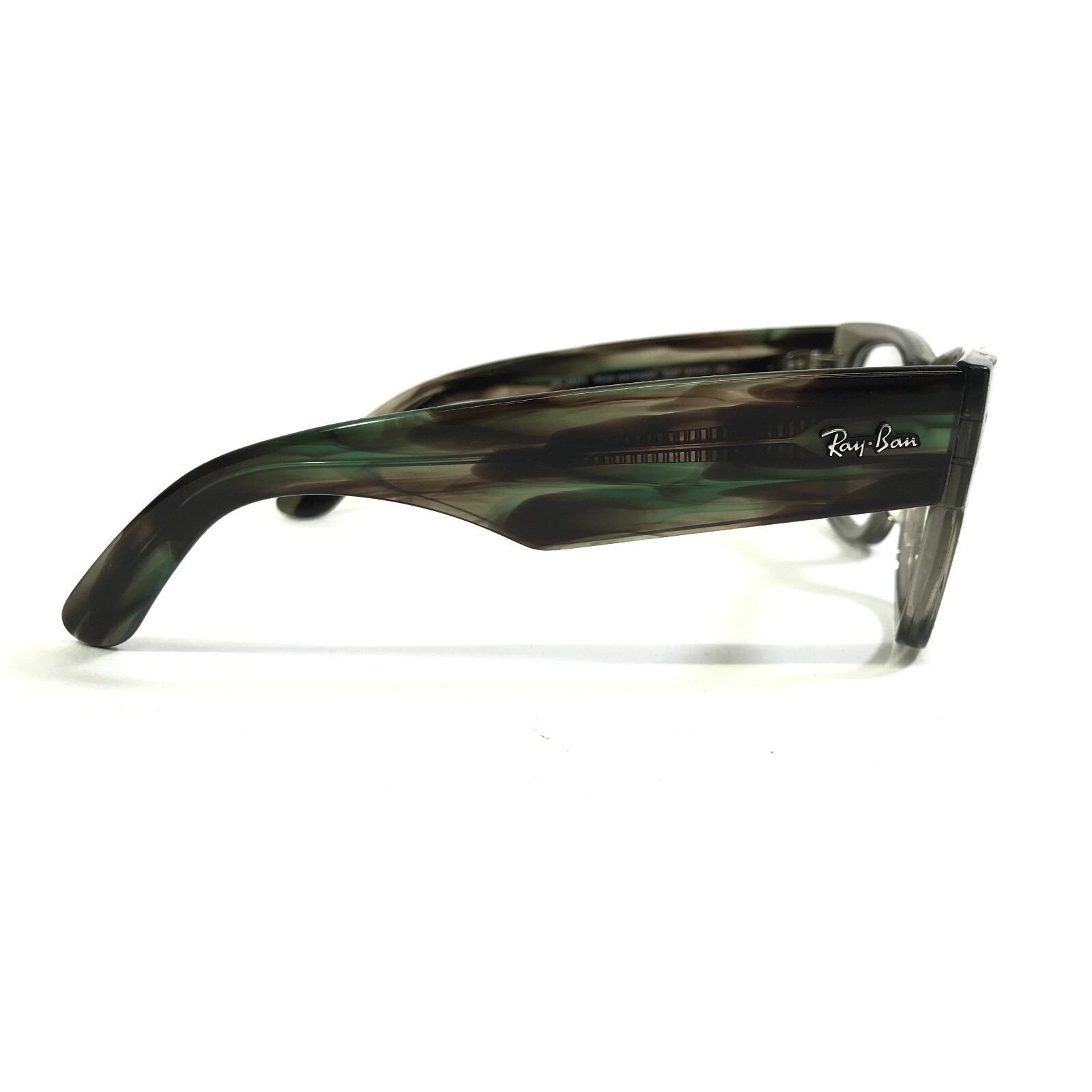 Ray-Ban Eyeglasses Frames RB0840V MEGA WAYFARER 8297 Clear Green Brown ...