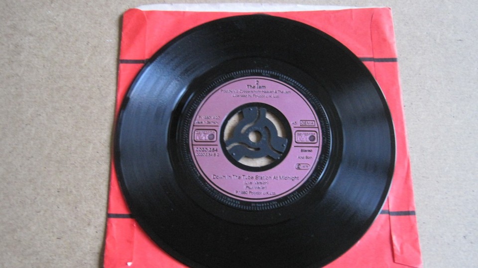 The Jam That's Entertainment 7" vinyl single 45RPM mod revival punk ex ...