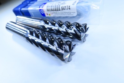 LOT ( 2 ) NEW 5/8" GARR VX-7 SERIES 7 FL ALCRONOS 64174 SOLID CARBIDE ...